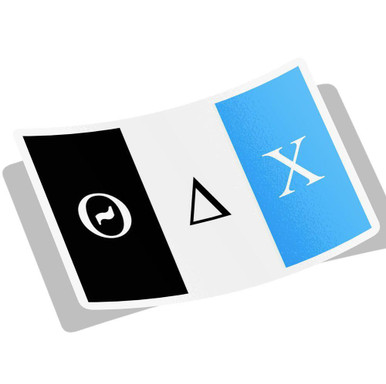Theta Delta Chi Flag Decal Sticker - Greek Gear