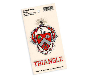 Triangle Crest - Shield Decal - Greek Gear