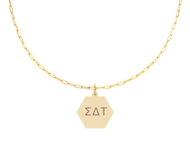 Sigma Delta Tau Paperclip Necklaces - Greek Gear