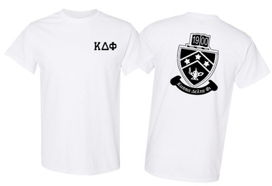 Kappa Delta Phi World Famous Crest Tee - Greek Gear