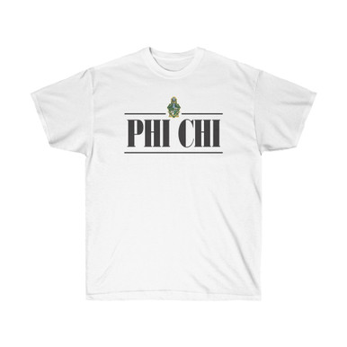 Phi Chi Line Crest T-shirt - Greek Gear