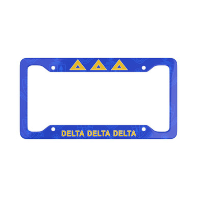 Delta Delta Delta New License Plate Frames - Greek Gear