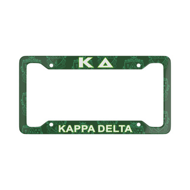 Kappa Delta New License Plate Frames - Greek Gear