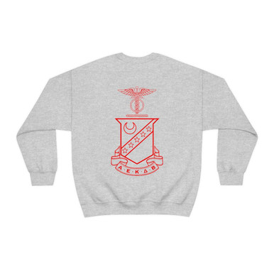Kappa Sigma World Famous Crest - Shield Crewneck Sweatshirts - Greek Gear