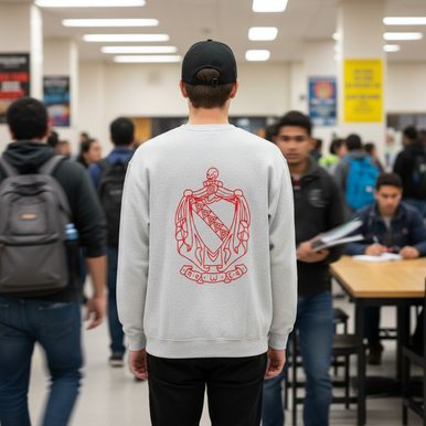 Tau Kappa Epsilon World Famous Crest - Shield Crewneck Sweatshirts ...