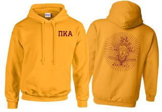 Pi Kappa Alpha World Famous Crest Hoodie | Pike Shield Sweatshirt