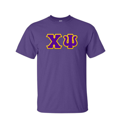 Chi Psi Lettered Tee - Greek Gear