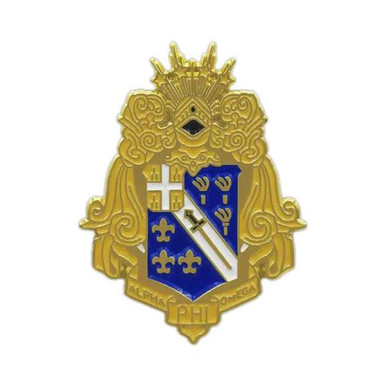 Alpha Phi Omega Shield Lapel Pin - Greek Gear