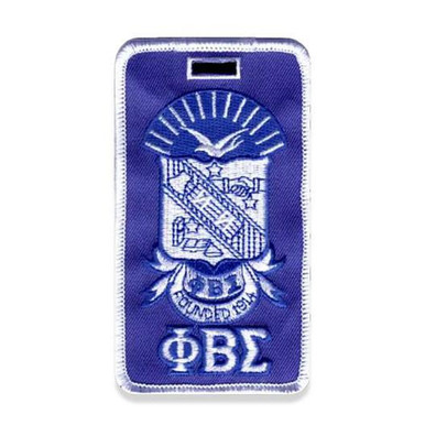 Phi Beta Sigma Shield Luggage Tag - Greek Gear