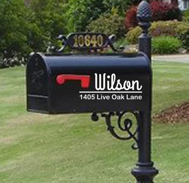 Custom Mailbox Sticker - Greek Gear