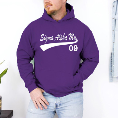 Sigma Alpha Mu Tail Hooded Sweatshirts - Greek Gear