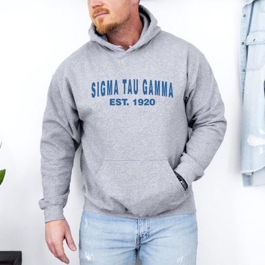 Sigma Tau Gamma Established Hooded Sweatshirts - Greek Gear