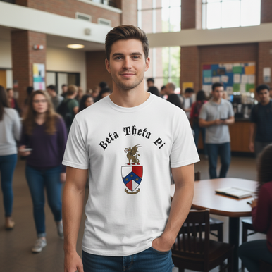 Beta Theta Pi Vintage Crest Tee - Greek Gear