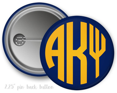 AKPsi Alpha Kappa Psi MonogramFraternity Button - Greek Gear