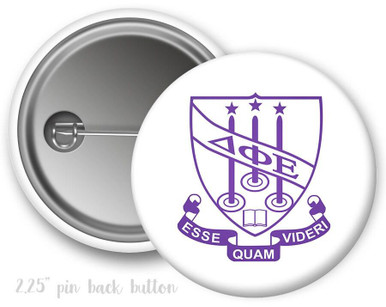 DPhiE Delta Phi Epsilon Crest Button - Greek Gear