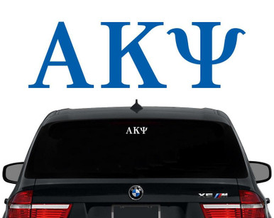 AKPsi Alpha Kappa Psi Greek Letters Fraternity Decal Laptop Sticker Car ...