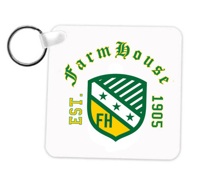 FarmHouse Fraternity Crest Key Chain - Greek Gear