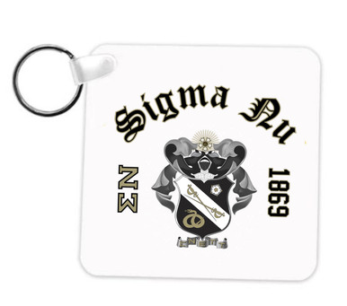 Sigma Nu Crest Key Chain - Greek Gear