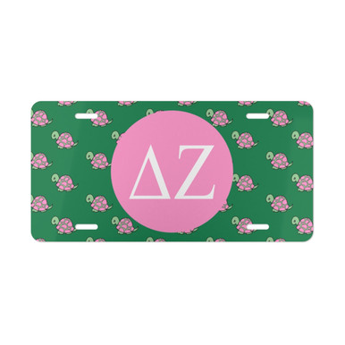 Delta Zeta Mascot License Plate - Greek Gear