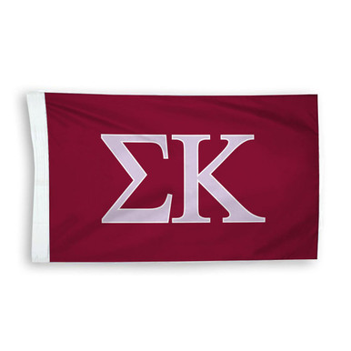 Sigma Kappa New 2 Color Flags - Greek Gear