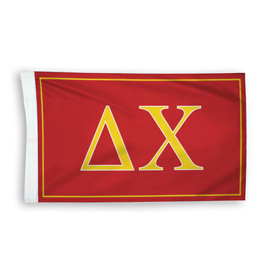 Delta Chi New 2 Color Flags - Greek Gear