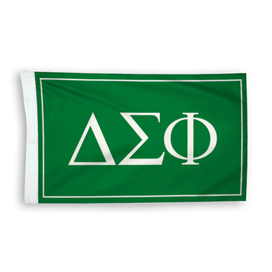 Delta Sigma Phi New 2 Color Flags - Greek Gear