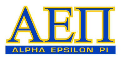 Alpha Epsilon Pi Letters Classic Sticker - Greek Gear