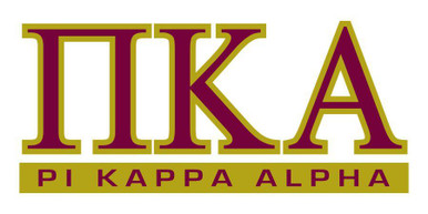 Pi Kappa Alpha Letters Classic Sticker - Greek Gear