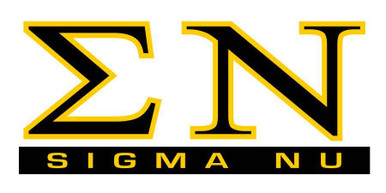 Sigma Nu Letters Classic Sticker - Greek Gear