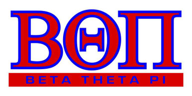 Beta Theta Pi Letters Classic Sticker - Greek Gear