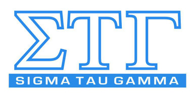 Sigma Tau Gamma Letters Classic Sticker - Greek Gear