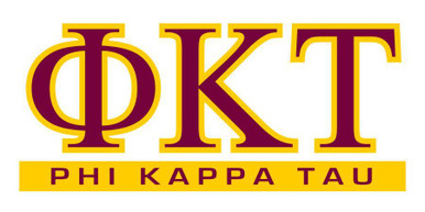 Phi Kappa Tau Letters Classic Sticker - Greek Gear