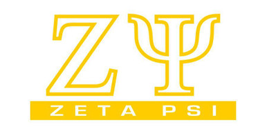 Zeta Psi Letters Classic Sticker - Greek Gear
