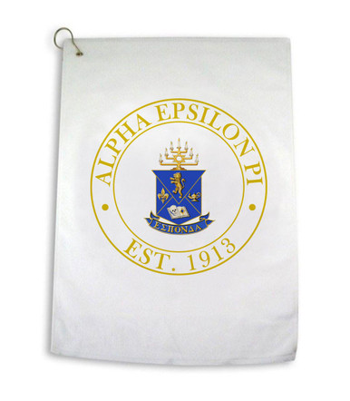 Alpha Epsilon Pi Crest Golf Towel - Greek Gear