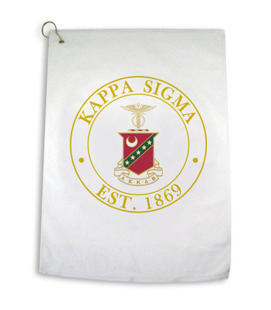 Kappa Sigma Crest Golf Towel - Greek Gear