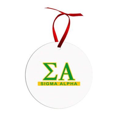 Sigma Alpha Classic Christmas Ornaments - Greek Gear