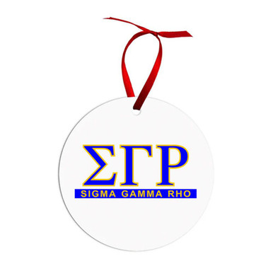 Sigma Gamma Rho Christmas Ornament – Classic Metal Holiday Decoration