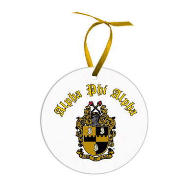 Alpha Phi Alpha Ornaments - Alpha Christmas Holiday Ornaments - Greek Gear