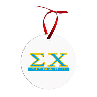 Sigma Chi Classic Circle Ornaments - Greek Gear