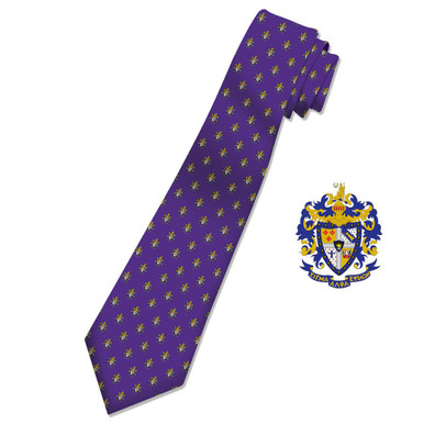 Sigma Alpha Epsilon All Over Crest Necktie - Greek Gear