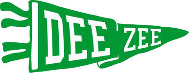 Delta Zeta Pennant Decal - Greek Gear