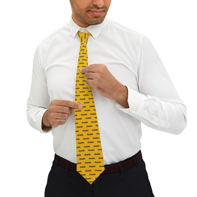 Acacia Fraternity All Over Greek Letter Necktie - Greek Gear