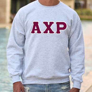 Alpha Chi Rho - 2 Day Ship Twill Crewneck Sweatshirt - Greek Gear