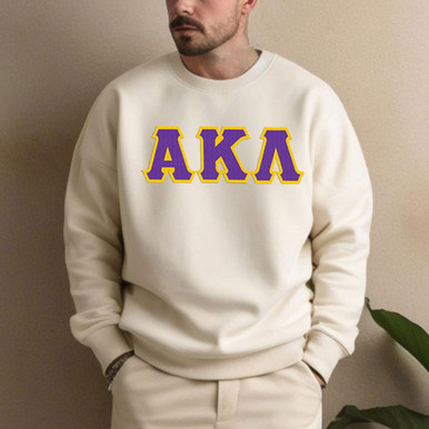 Alpha Kappa Lambda - 2 Day Ship Twill Crewneck Sweatshirt - Greek Gear