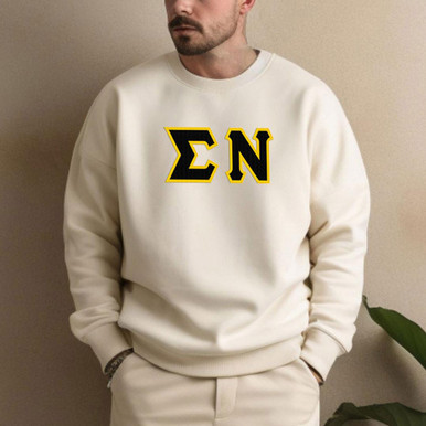 Sigma Nu - 2 Day Ship Twill Crewneck Sweatshirts - Greek Gear