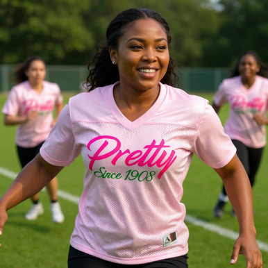 Alpha Kappa Alpha Pretty Since 1908 Stadium Replica Football Jersey ...