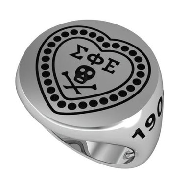 Sigma Phi Epsilon Ring – Sterling Silver | GreekGear
