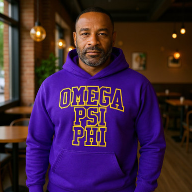 Omega Psi Phi Bold Sweatshirt – Oversized Greek Letter Crewneck for the ...