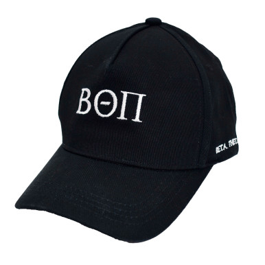 Beta Theta Pi Black Baseball Cap - Greek Gear