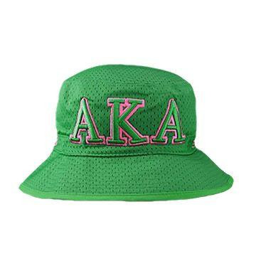Alpha Kappa Alpha Embroidered Bucket Hat - Greek Gear